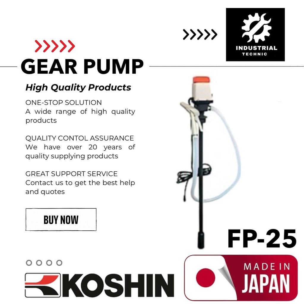 Jual GEAR PUMP OIL KOSHIN FP - 25 BARE PUMP POMPA OLI/ GEAR PUMP KOSHIN/ POMPA KOSHIN/ POMPA OLI ...