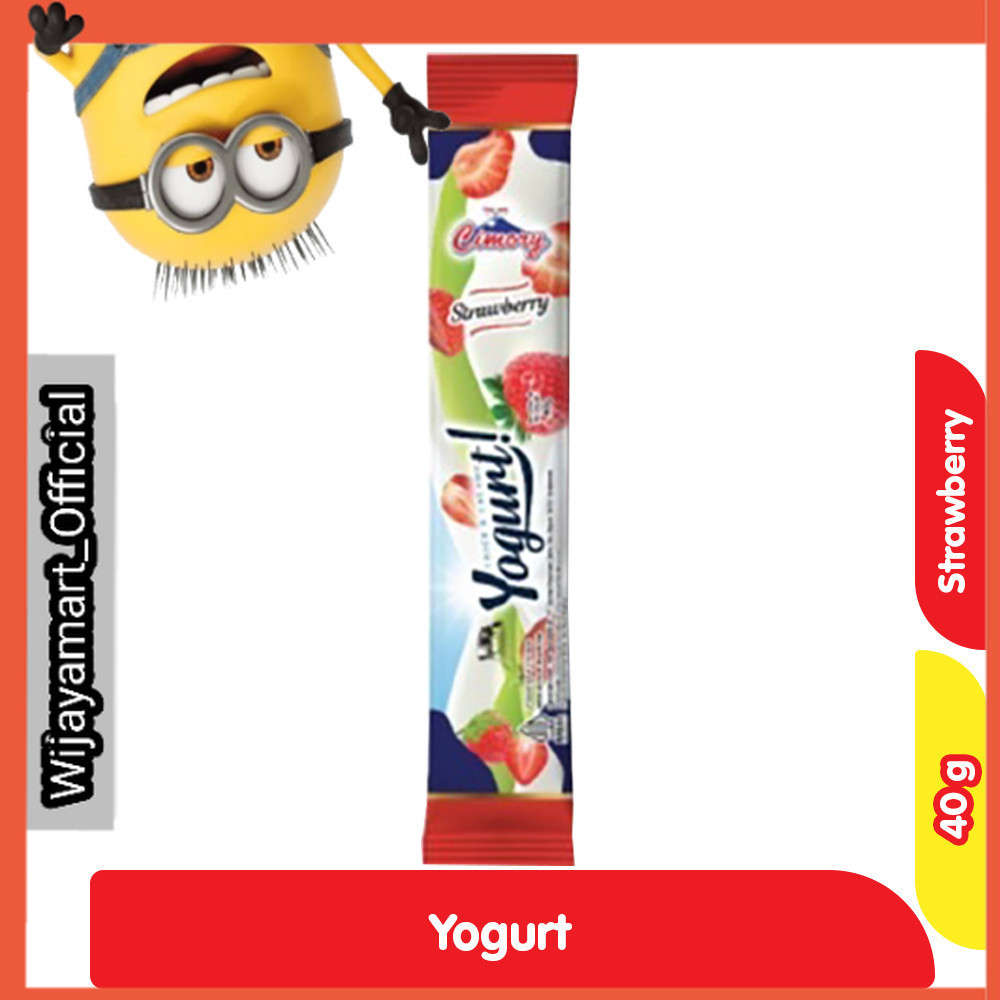 Jual Cimory Yogurt Stik Rasa Stroberi 40 g | Shopee Indonesia