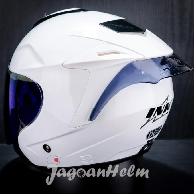 Jual Helm Ink Helm Dynamic | White Metalic | Dinamic Original | Shopee ...