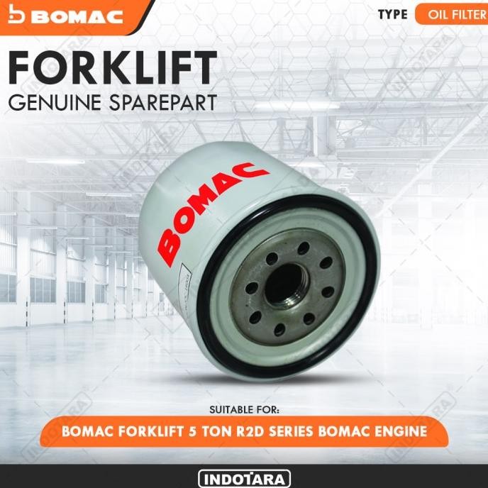 Jual OIL FILTER FOR BOMAC FORKLIFT 5 TON R2D SERIES 0511T | Shopee ...