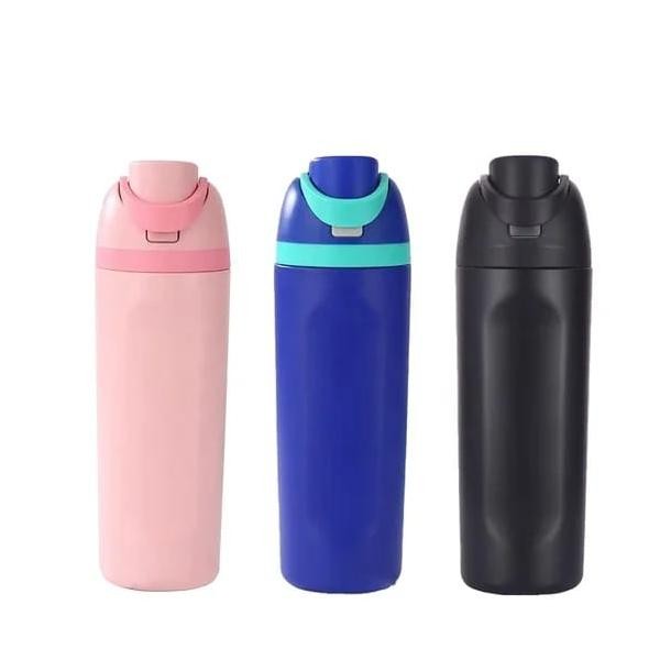 Jual Tumbler Botol 20 OZ/600ML SUS 316 Stainless Anti Tumpah Tahan Panas & Dingin ( Owala Dupe ...