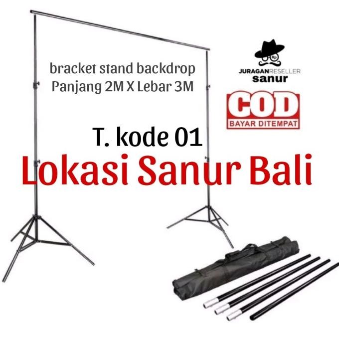 Jual HARGA DISC - Backdrop Bracket Stand 2x 3m atau Background Foto ...