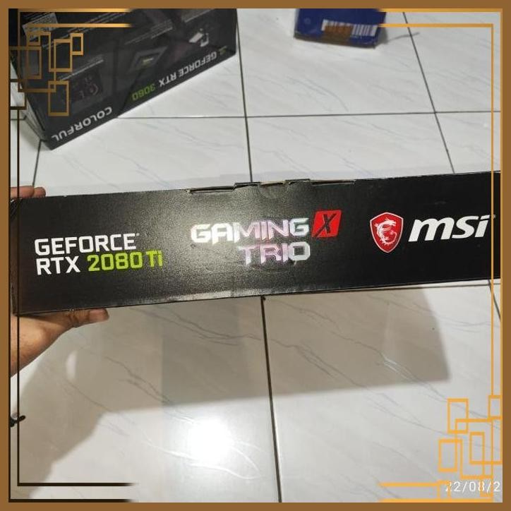 Jual [SRP] DUS BOX VGA MSI RTX 2080 TI GAMING X TRIO ORIGINAL | Shopee ...