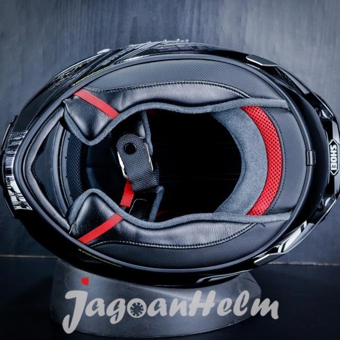 Jual Helmet Shoei Helm X15 Cross Logo Tc5 | Black White | Xfifteen Sni ...