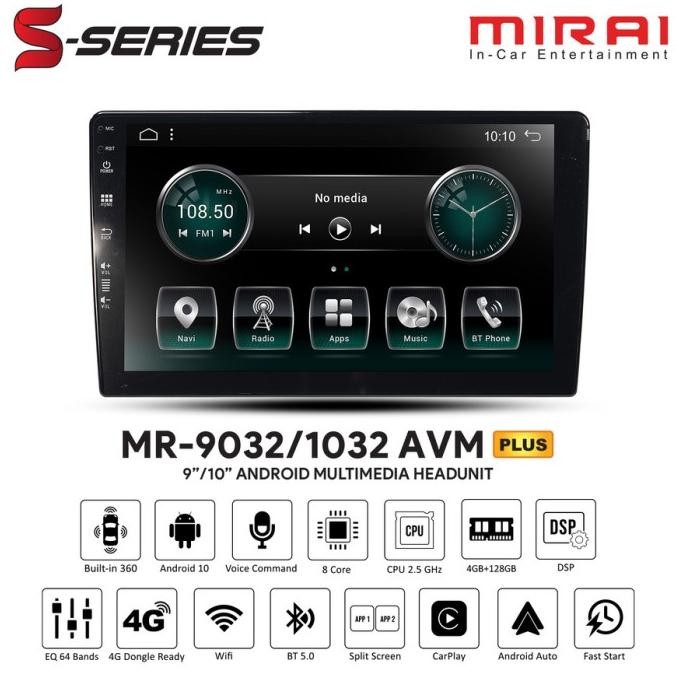 Jual Produk Baru!! Headunit Android Mirai AVM Plus S Series 9 Inch Ram ...