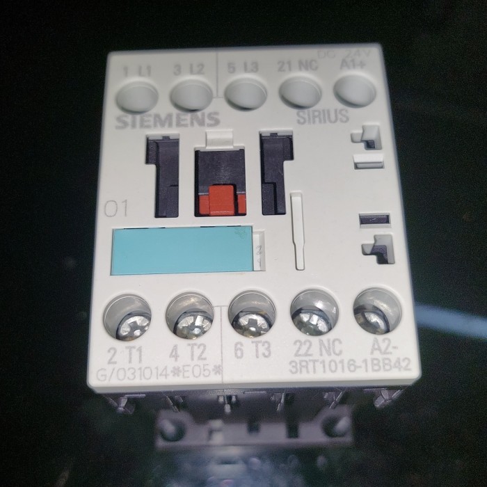 Jual Siemens Mini Kontaktor 3Rt1016-1Bb42 22A 1Nc 3P 24Vdc Siemens ...