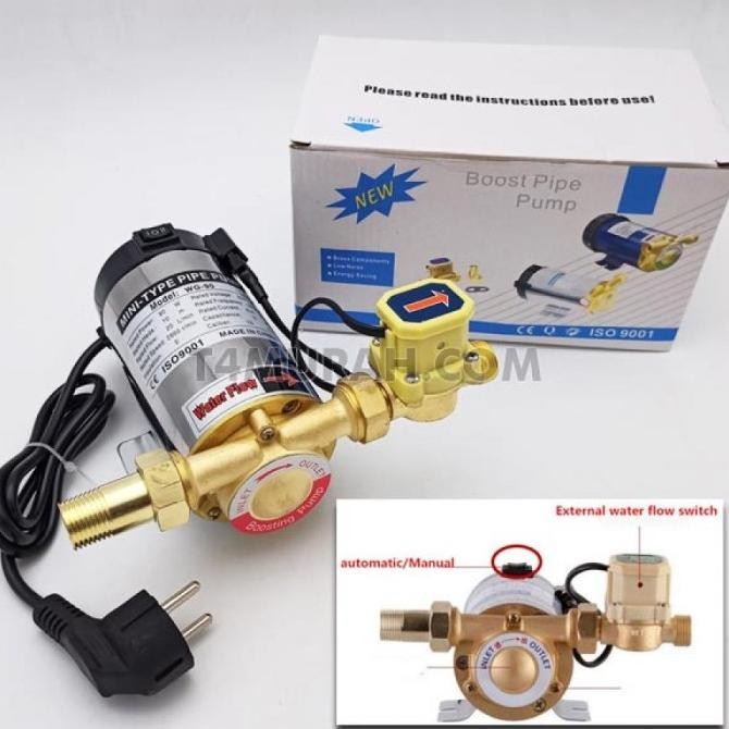 Jual Pompa Pendorong Tekanan Air Pompa Dorong Booster Pump 120 Watt ...