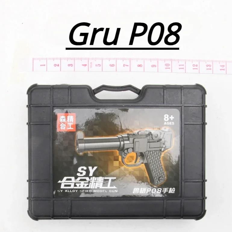 Jual 1:6 MINI TOY GUN MODEL ELABORATE AKM SCAR-L SHOTGUN GRU P08 MAUSER ...