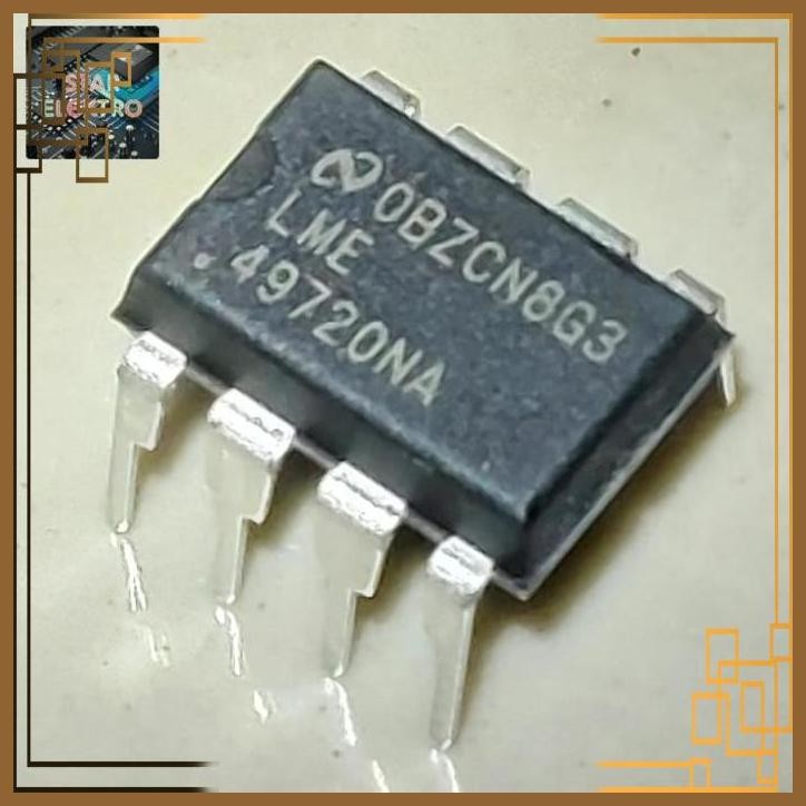 Jual [SRE] LME 49720NA Dip-8 LME49720NA LME49720 IC Dual OpAmp 49720 55MHz Audio | Shopee Indonesia