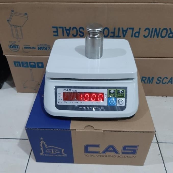 Jual Timbangan Dapur Cas Sw - Ii 30Kg Led Double Display + Optional Usb !! Ready | Shopee Indonesia