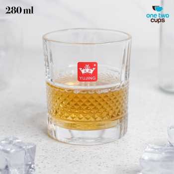 Jual One Two Cups Gelas Whisky Crystal Old-Fashioned Rock Glass 280ml | Shopee Indonesia