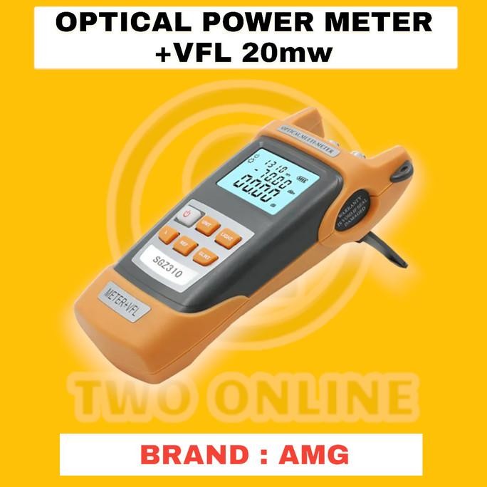 Jual OPM + VFL 20 KM Optical Power Meter Visual Fault Locator AMG ...