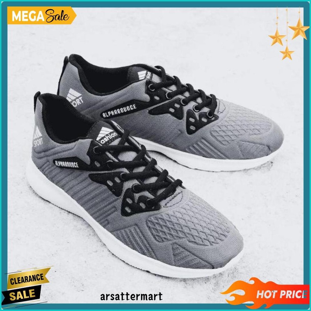 Jual Harga Terbaik !!! Sepatu Sport Adidas Alpabon Abu - Cowok Cewek ...