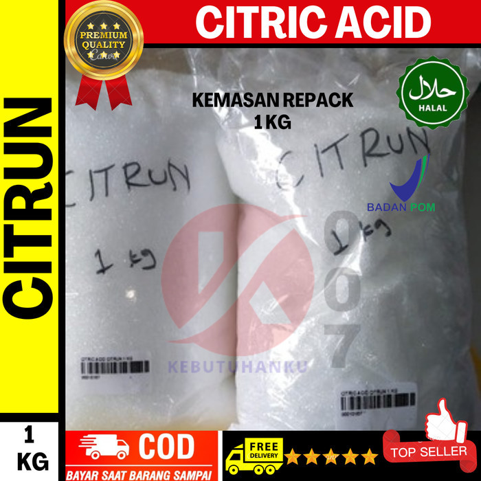 Jual Citric acid / Asam sitrat / asam sitrun 1 kg | Shopee Indonesia