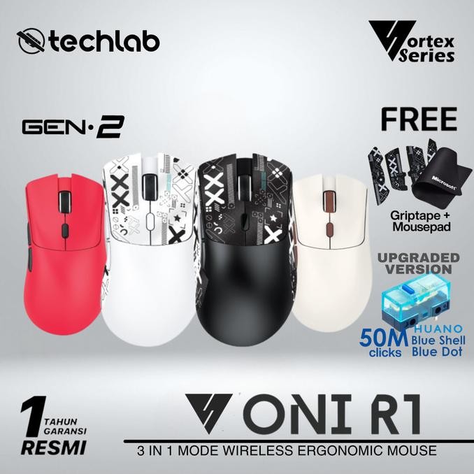 Jual TERMURAH - Vortexseries R1 ONI Wireless Gaming Mouse 3 in 1 ...