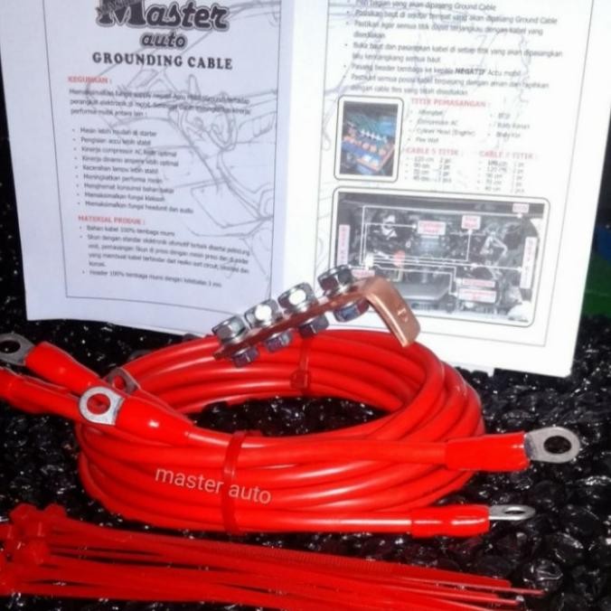 Jual Grounding Cable Master Auto 10Mm 4Titik Header 4Lubang Murah ...