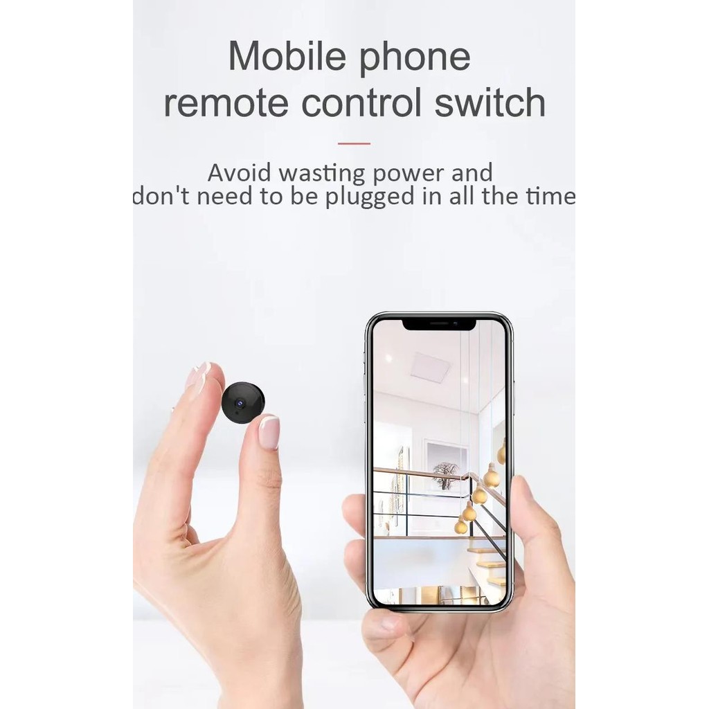 Jual 2024 A9 SMALLEST WIRELESS WIFI CAMERA 4K MINI PORTABLE MAGNETIC ...