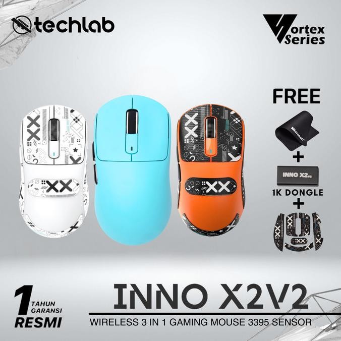 Jual Vortexseries Inno X2 / X-2 4K / 8K SuperLight Wireless Gaming ...