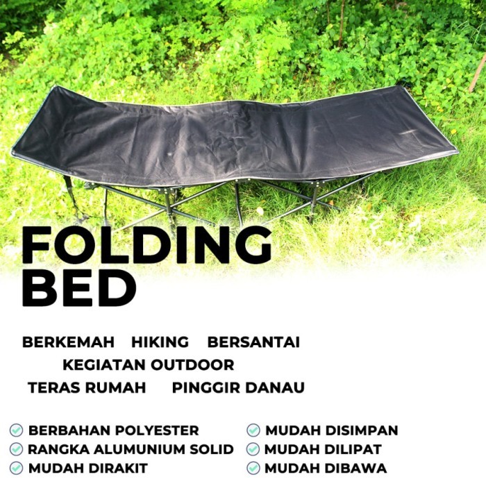 Jual BERGARANSI RANJANG LIPAT VELBED FOLDING BED TEMPAT TIDUR CAMPING ...