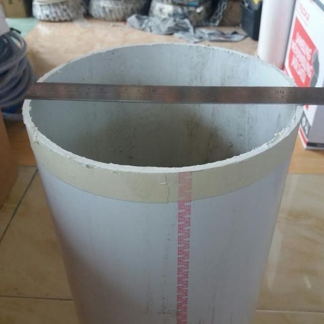 Jual PIPA AIR PVC 8" INCH D PER 50 CM / PIPA 8 INCH / PIPA PARALON PVC ...