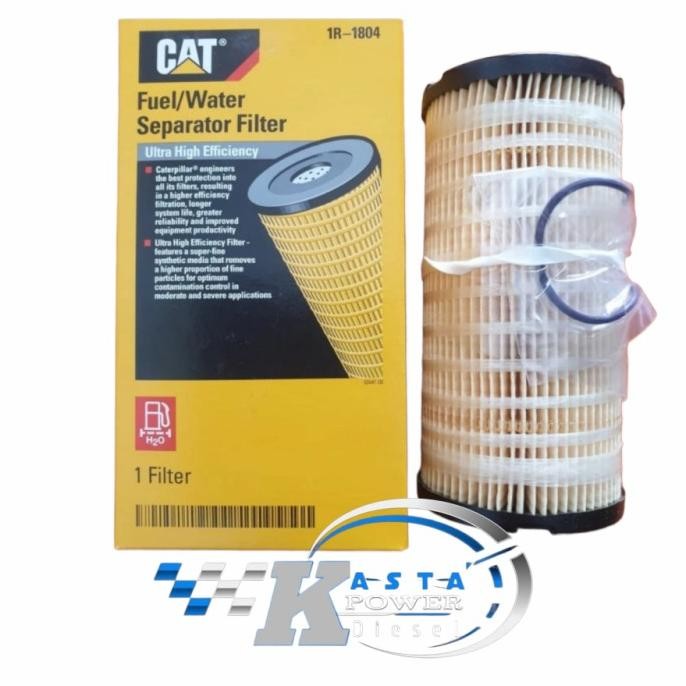 Jual Element Fuel filter Water Separator CAT 1R-1804 1R1804 | Shopee ...