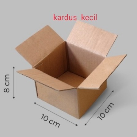 Jual kardus packing/box polos/kardus kecil uk.10x10x8 | Shopee Indonesia