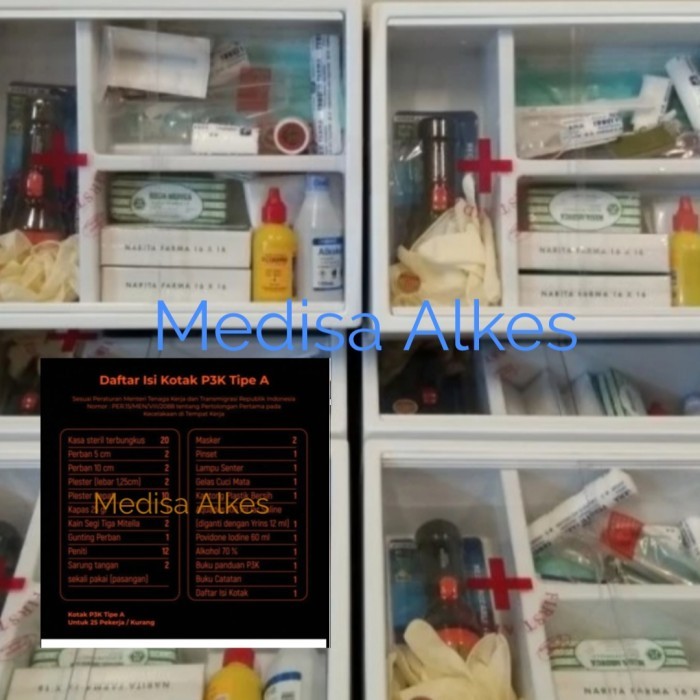 Jual Paket Kotak P3K Murah Tipe A Mk 11 / First Aid Kit Isi Tipe A ...