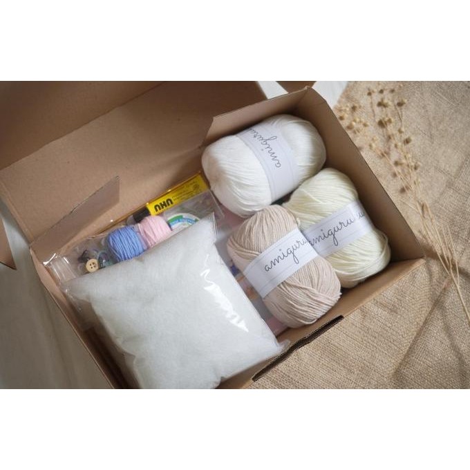 Jual DIY Kits Amigurumi Crochet Boneka Rajut - Couple Bunny Kiyomi Cho ...