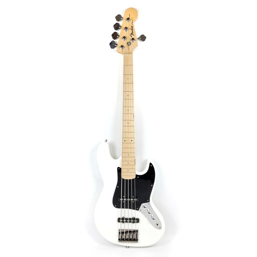 Jual Bass Elektrik Merk Fender Model Jazz Bass Senar 5 Warna Putih ...