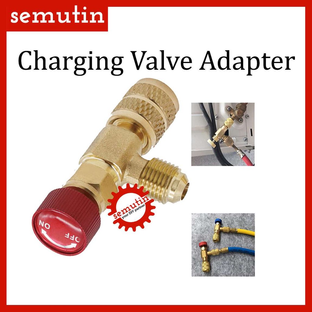 Jual Valve Charging Adapter R410 R22 AI49 SM / Adaptor Premium Kran Refrigerant Freon AC ...