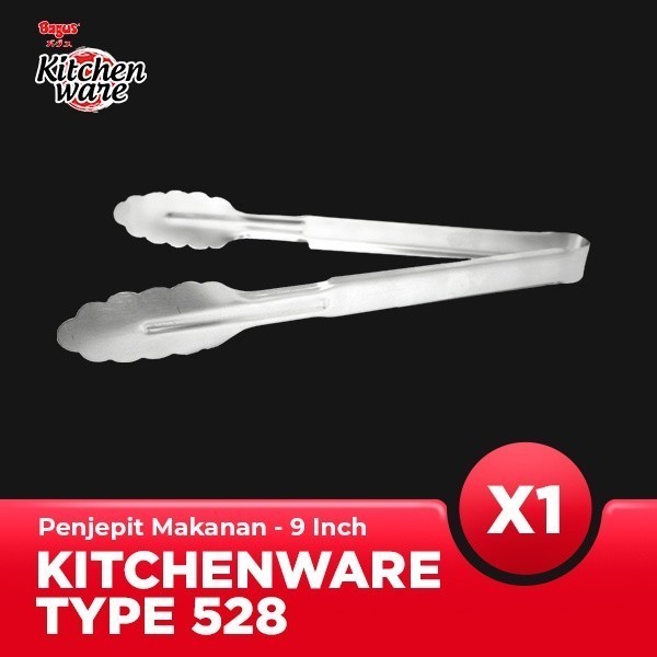 Jual Bagus Kitchenware Penjepit Makanan Serbaguna Stainless Steel Japan ...