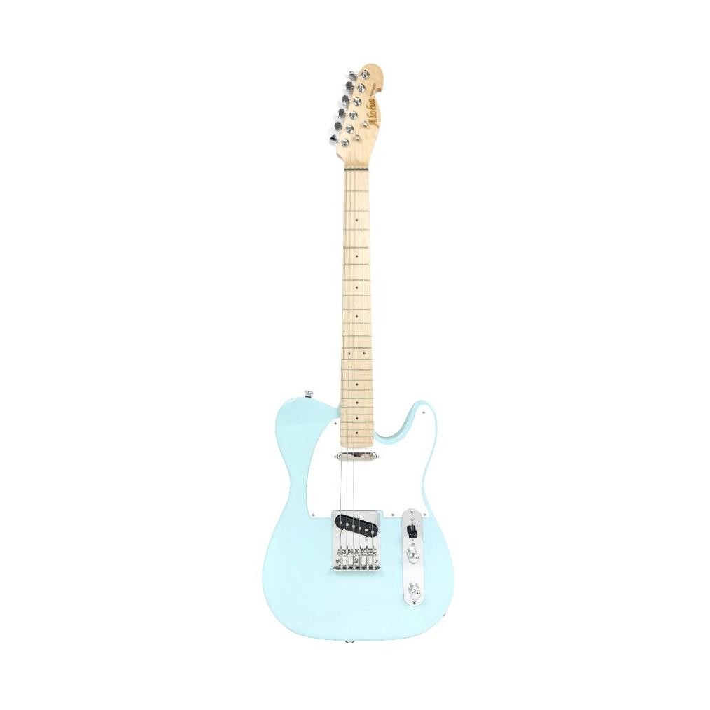 Jual Gi Elektrik Merk Aloha TeleCaster Warna Sonic Blue Bonus Tas dan ...
