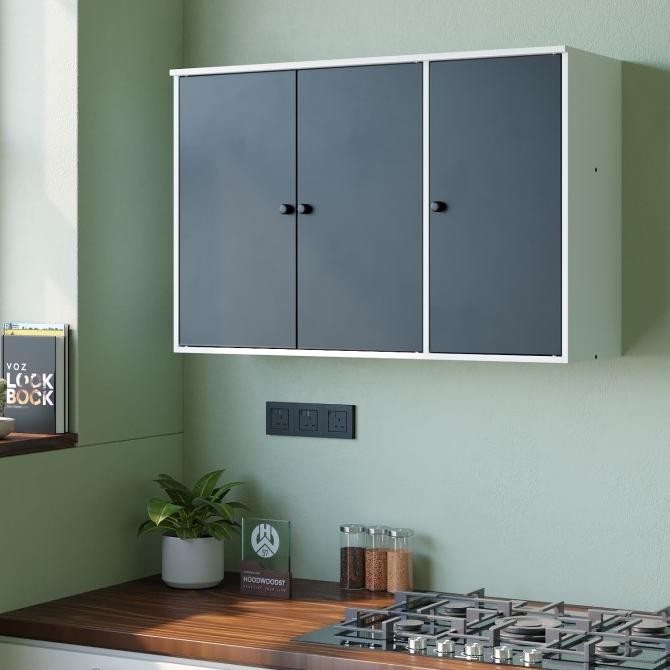 Jual Rak Dapur Minimalis Kitchen Set Atas 3 Pintu Lemari Dapur Gantung ...