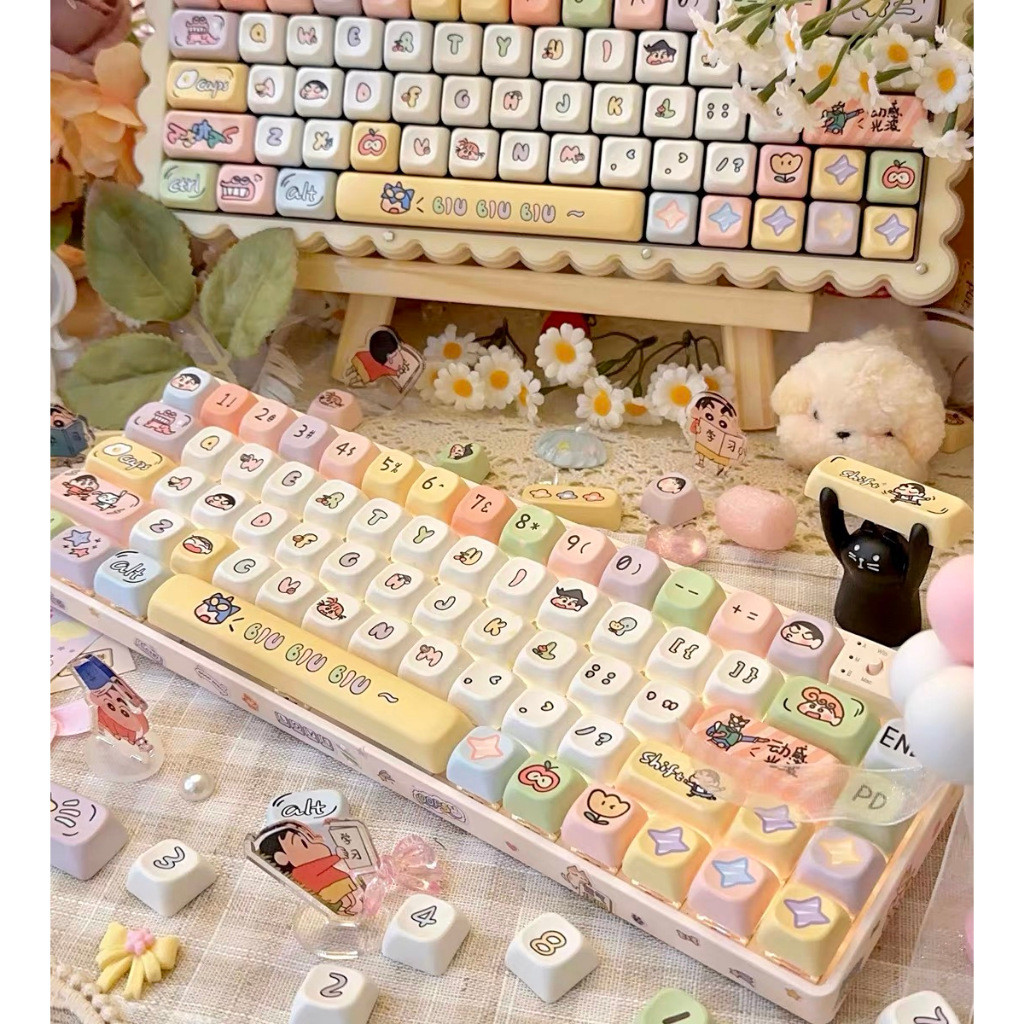 Jual Crayon Shin-chan 140 Tombol EOA PBT Lima sisi sublimasi termal ...