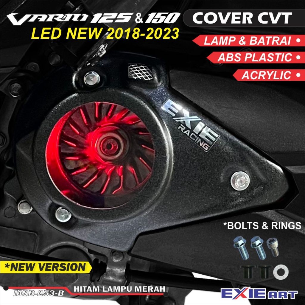 Jual Cover Cvt Akrilik Honda Click 125 & 150 New Led - Cvt Click 160 ...
