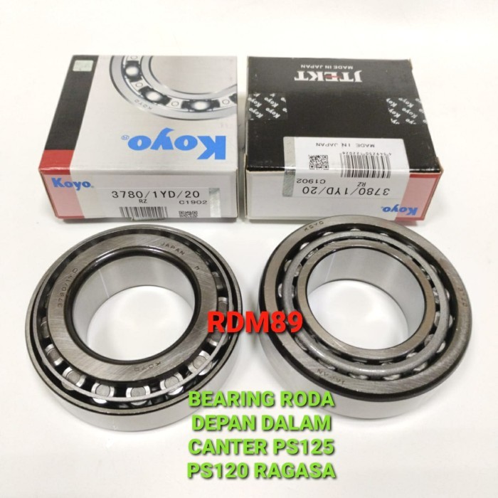 Jual BEARING RODA DEPAN DALAM CANTER PS125 PS120 RAGASA 3780/20 KOYO ...