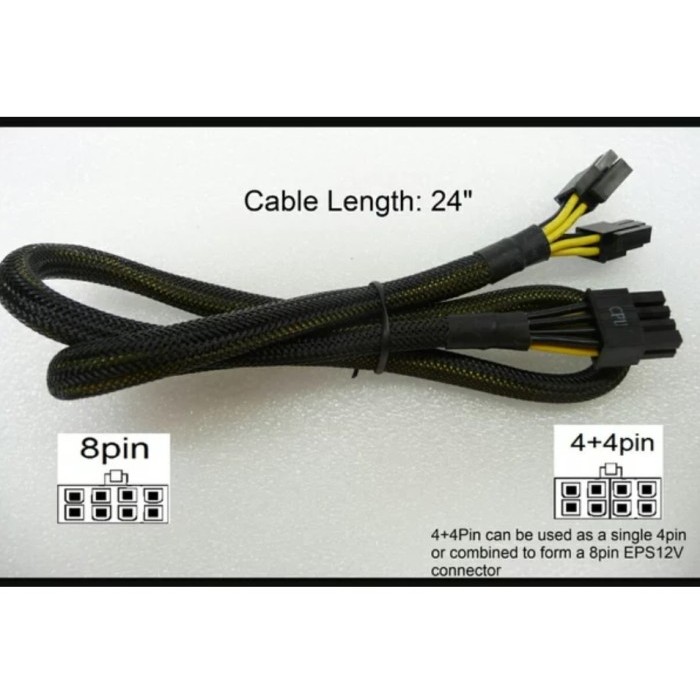 Jual Kabel Modular ATX12V cable - PSU Seasonic X Series-Platinum - 8pin ...