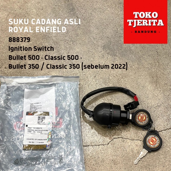 Jual Ignition Switch Bullet 350 Classic 500 888379 - Royal Enfield ASLI ...