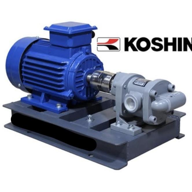 Jual Gear Pump Koshin Gl 40-5 + Motor 3Hp 2,2Kw 380 Volt 3 Phase ...