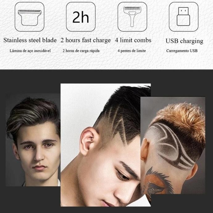 Jual Kemei 1949 Alat Mesin Cukur Rambut Km 1949 Full Metal Body Trimmer | Shopee Indonesia