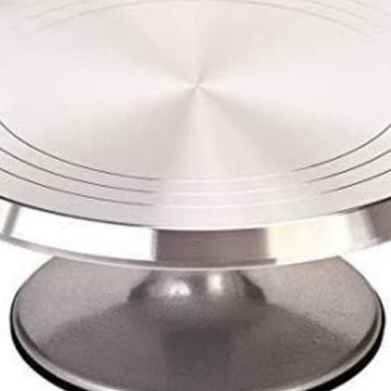 Jual 10" Revolving Cake Stand / Meja Putar Stainless Steel Lazy Susan ...