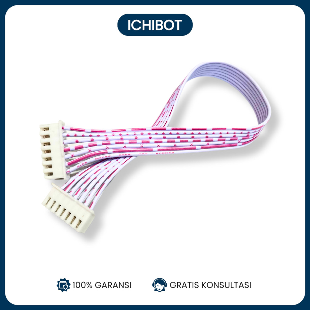 Jual XH2.54mm Red and White Cable Terminal Line - Double-Headed ...