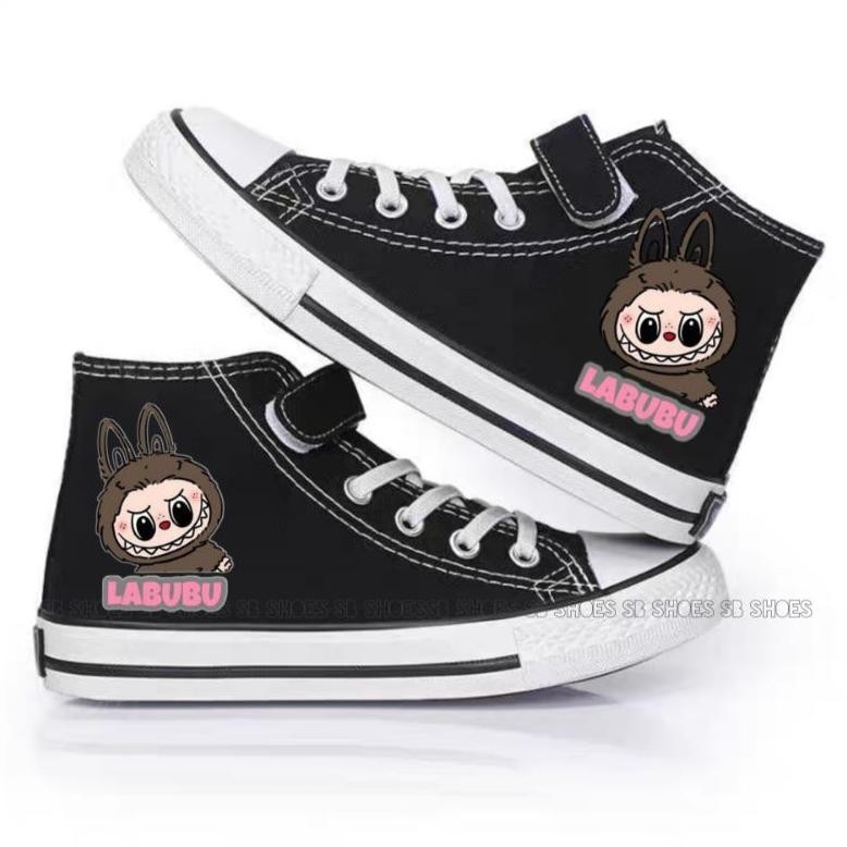 Jual Sepatu Sekolah Anak Perempuan Kets Bot Boot Anime Kartoon Gambar ...