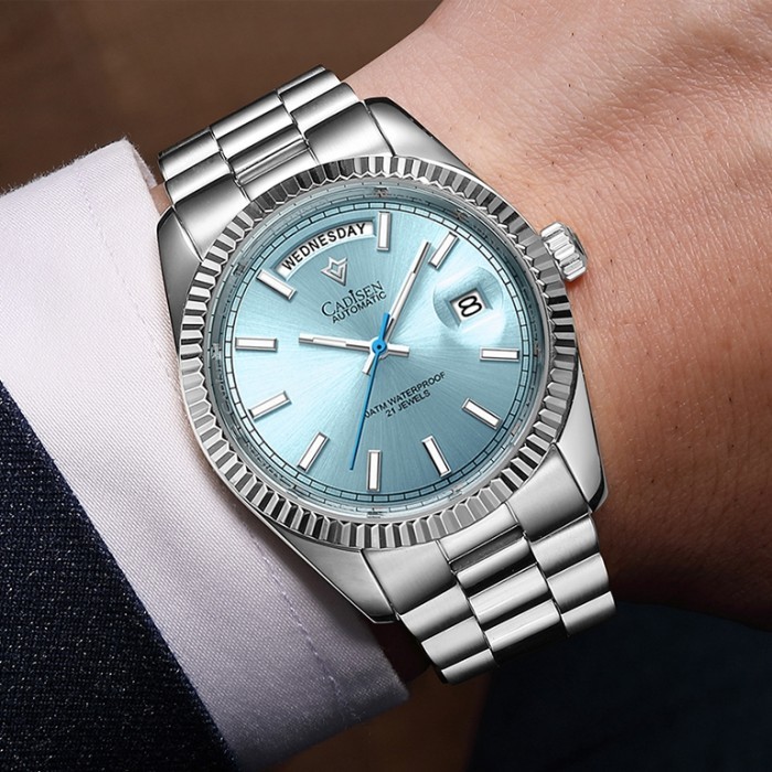 Jual Jam Tangan Pagani Design DayDate Ice Blue Homage Automatic ...