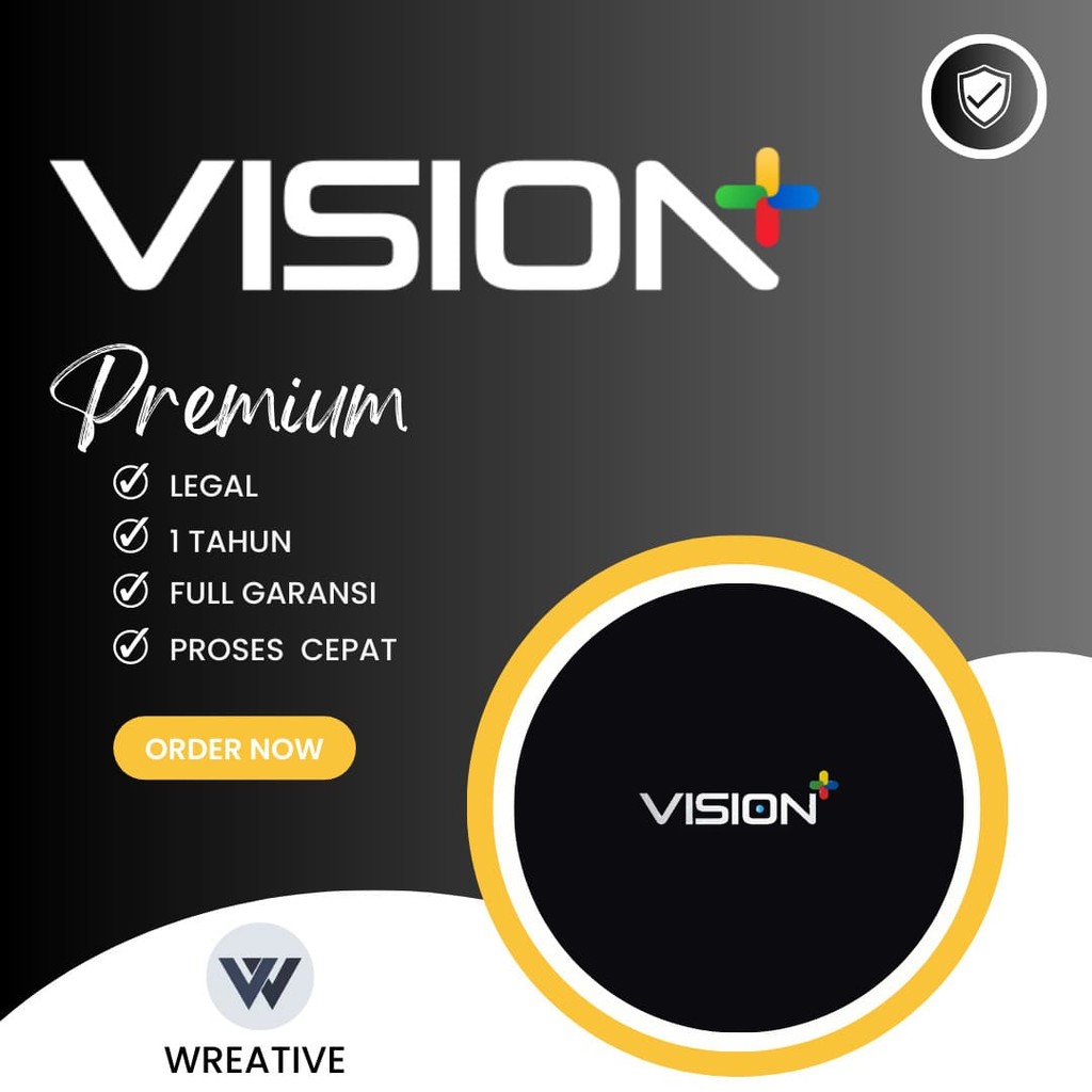Jual Vision+ Premium 1 Tahun Full Garansi (Proses Tercepat Buka 24 Jam) | Shopee Indonesia