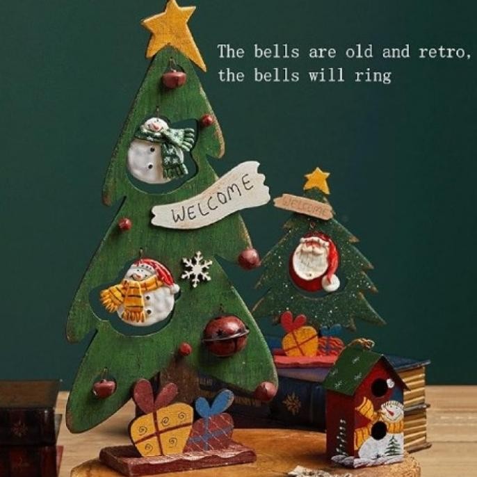 Jual Pohon Natal Pajangan Kayu by Platefulnco | Shopee Indonesia