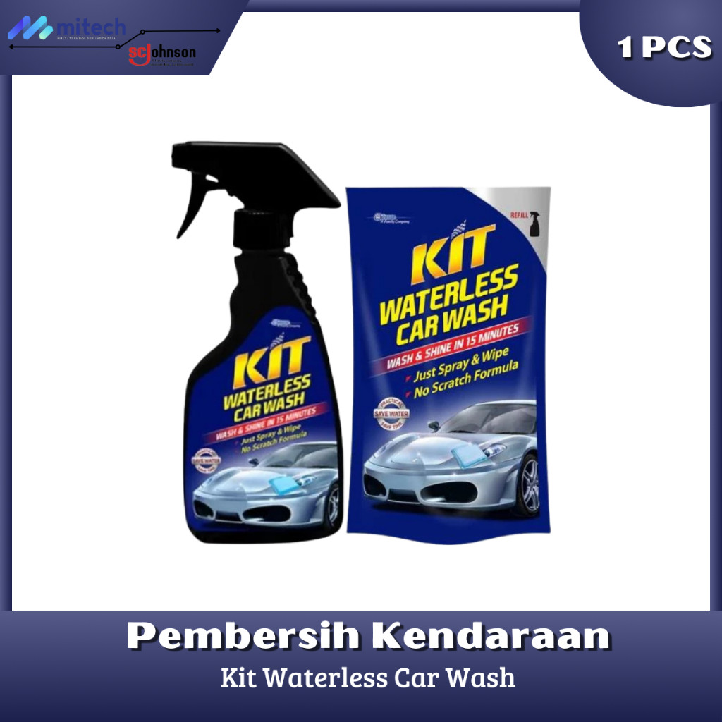 Jual KIT Waterless Pump 500ml + Pouch 500ml - Pembersih Kendaraan Tanpa ...