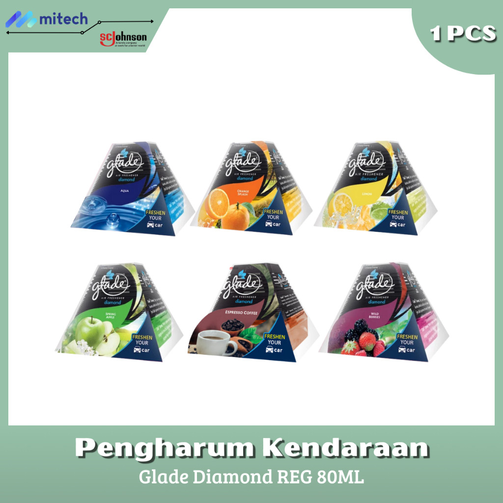 Jual Glade Diamond Regular 80ML Pengharum Mobil Pewangi Car | Shopee ...