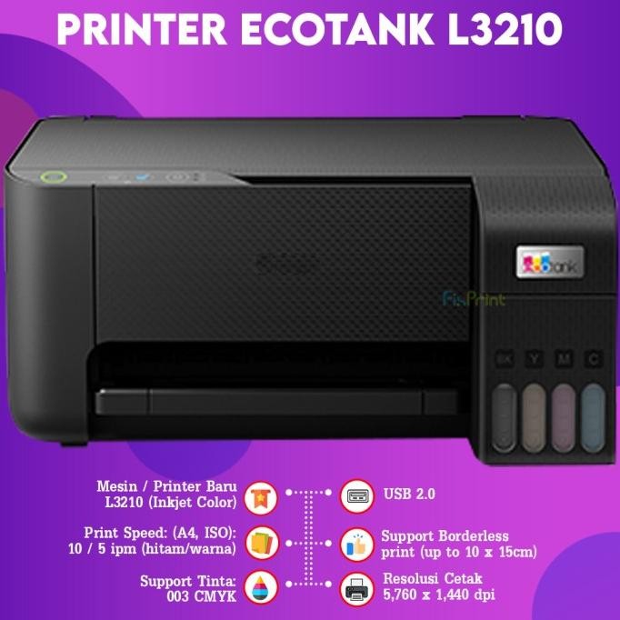 Jual Printer EcoTank AIO L3210 Print Scan Copy L 3210 Eco Tank ...
