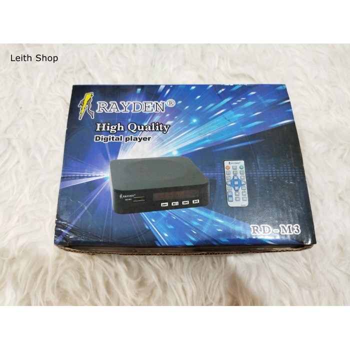 Jual Digital Media Player Rayden RD-M3 Pemutar Video USB SD Card RCA TV ...